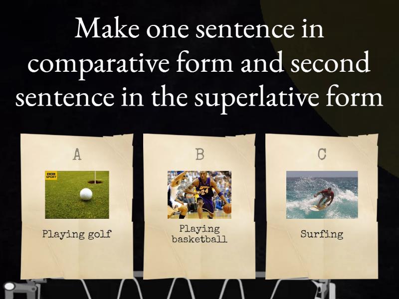 Compare things using degrees of comparison - Quiz