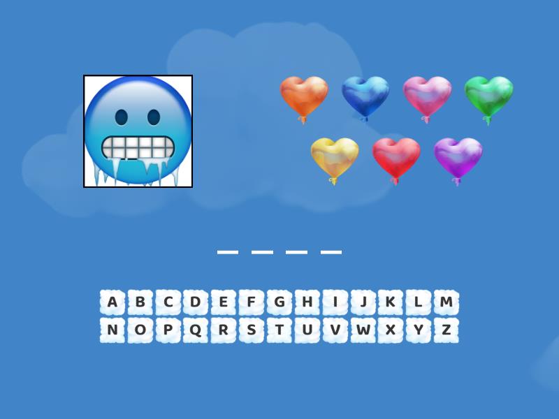 FF 2 Unit 10 Weather anagram - Hangman