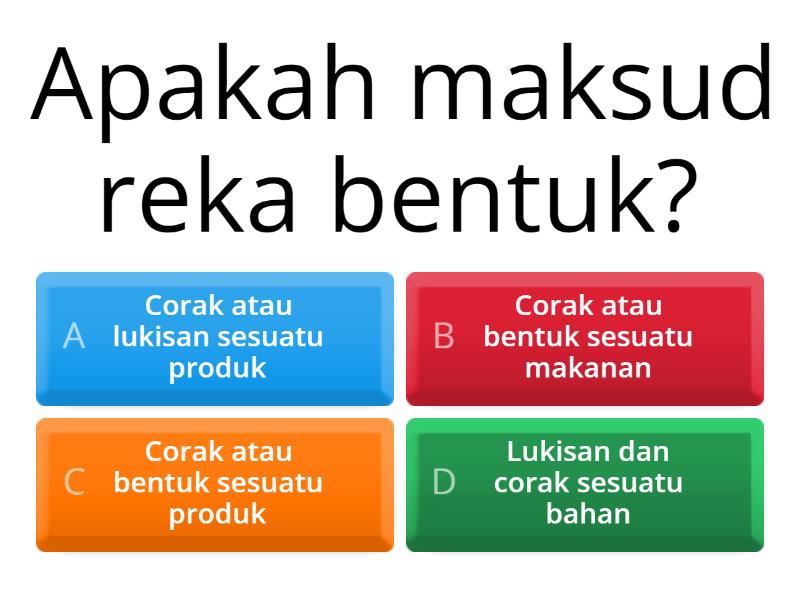 Kuiz Rekacipta - Cuestionario