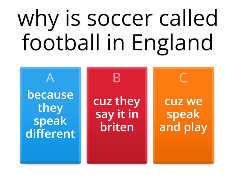 all about soccer - Quiz