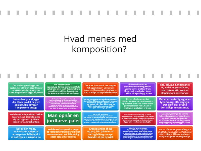 Formalanalyse - Find the match