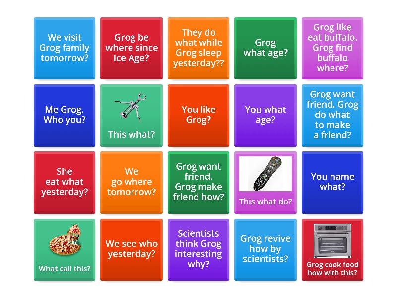 Help Grog Communicate - Flip tiles