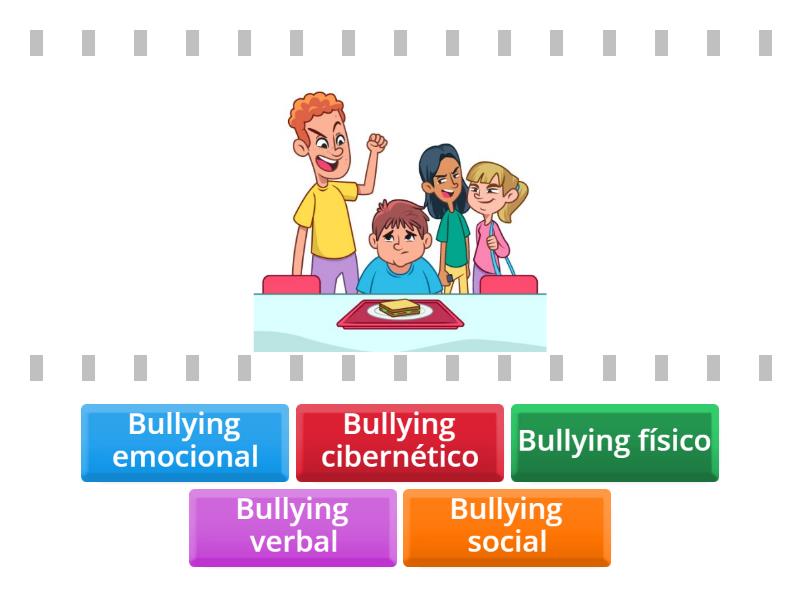 Tipos de bullying - Find the match
