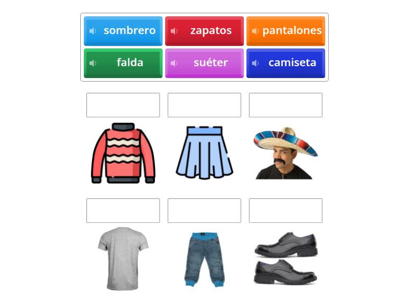 La Ropa - Clothes - Match up