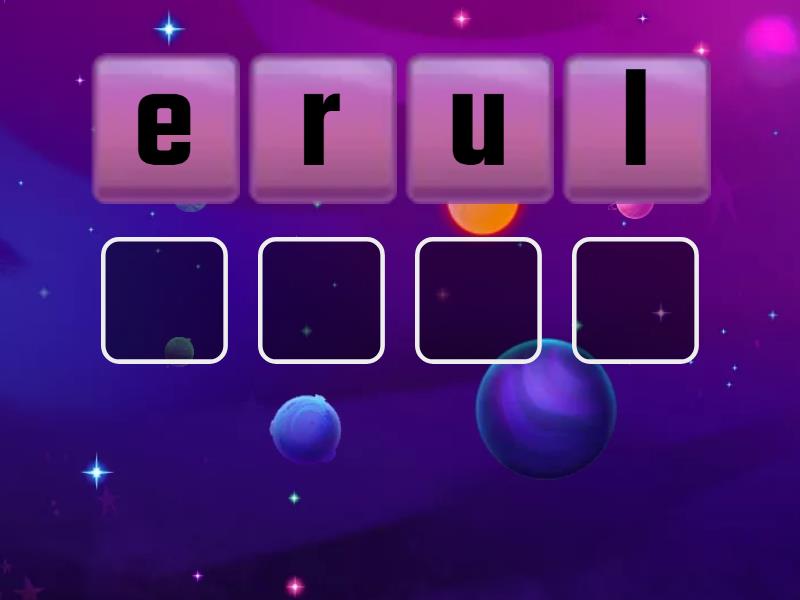 sight Words - Anagrama