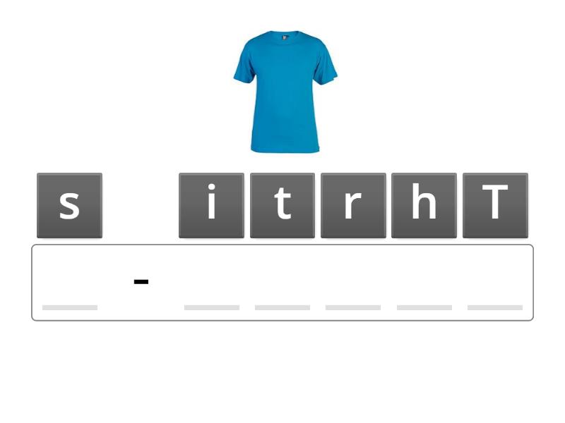 Think Starter unit 8 (clothes) - Anagrama