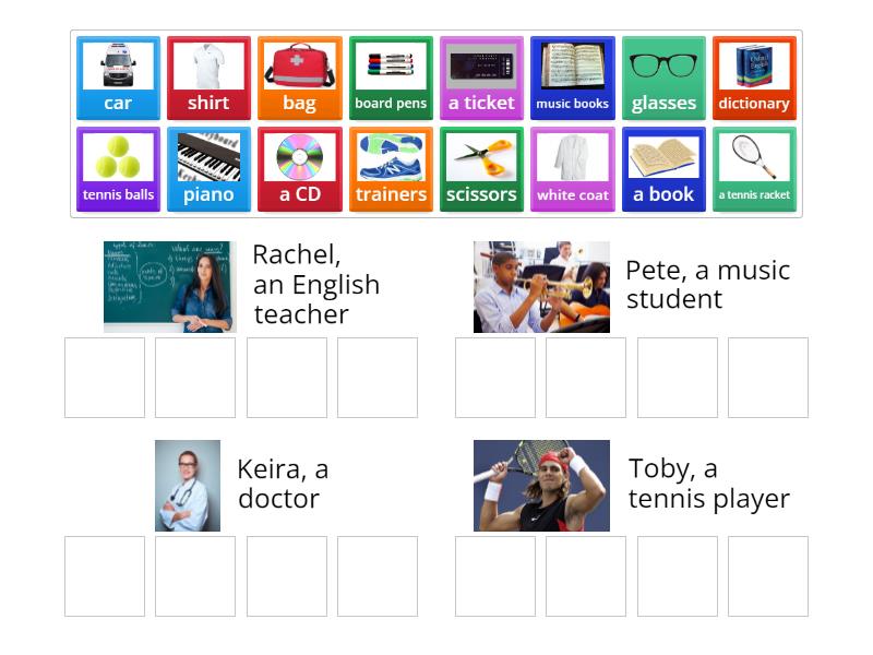 possessive 's, Whose...? - Group sort