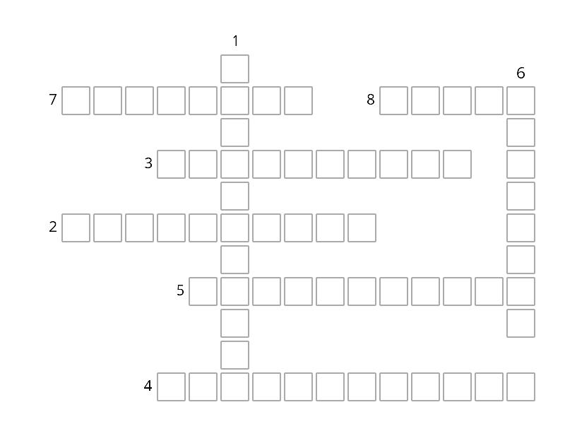 La santé - Mots croisés