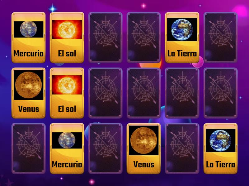 Memory planets - Parejas