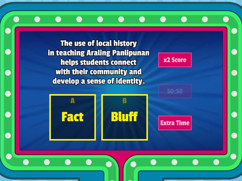 Fact or Bluff - Game show de TV