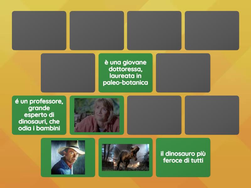 Memory Jurassic park - Parejas