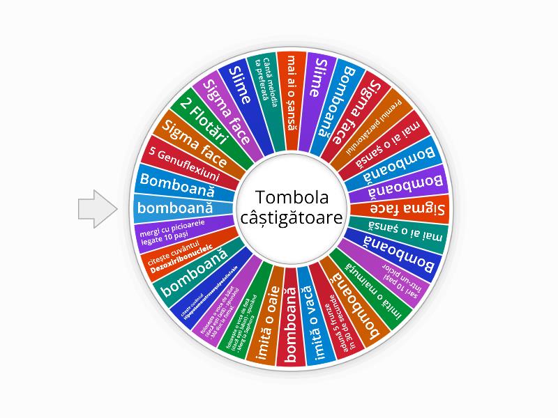 Tombola - Spin the wheel