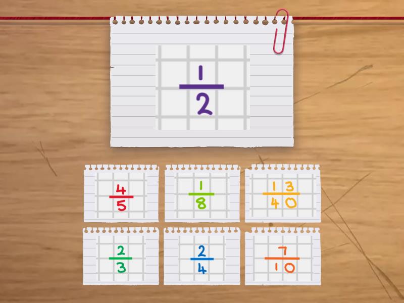 Simplifying Fractions - Find the match