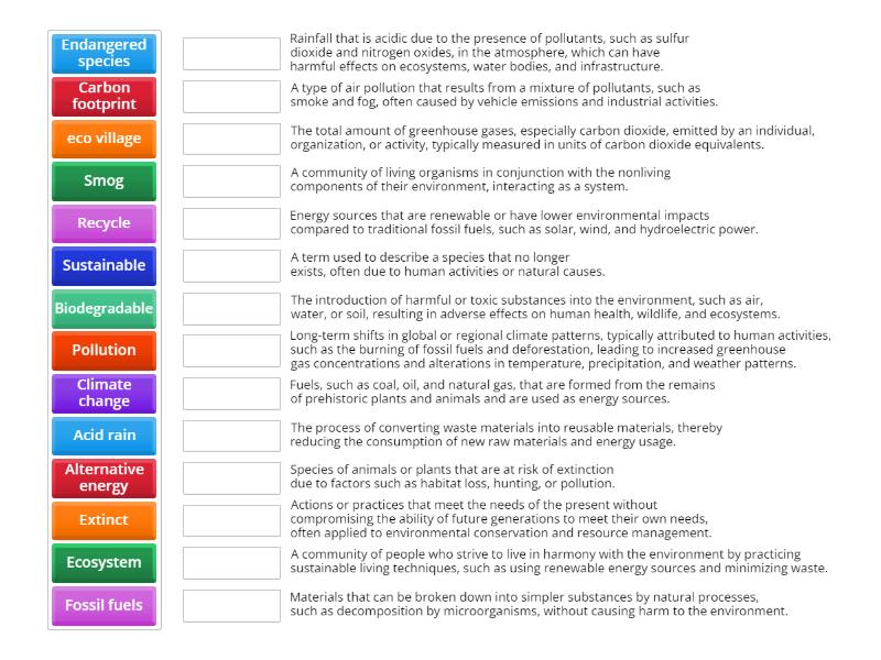 Environment match - Match up