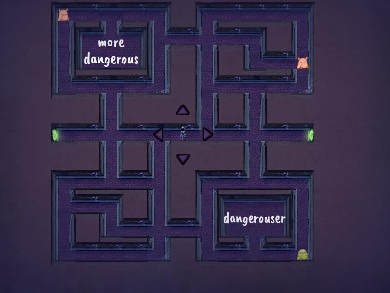 Comparative Adjectives - Maze chase