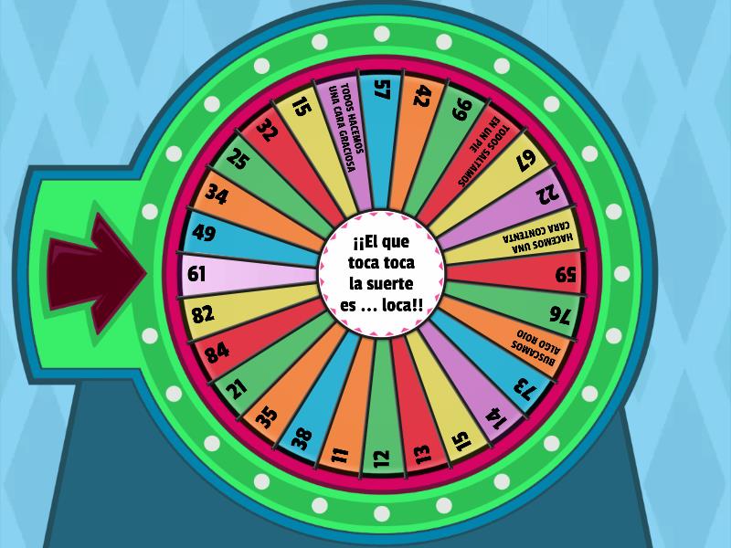 Ruleta de números 0 al 100 (con desafíos) - Spin the wheel