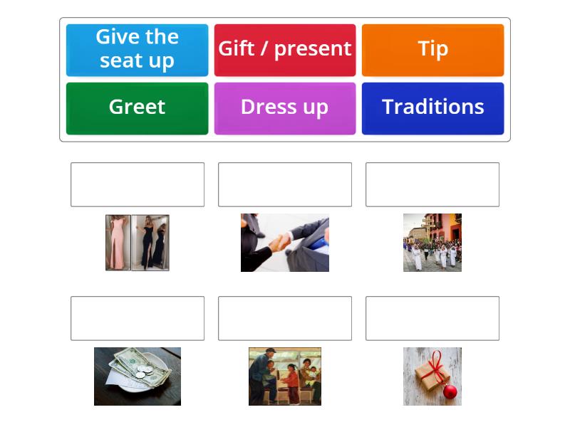 Customs Vocabulary - Match up