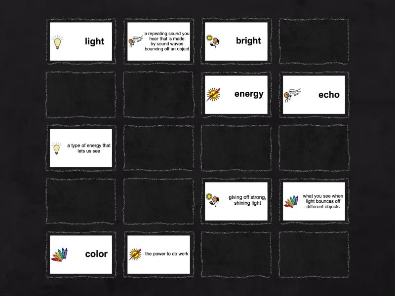 March 2023 ULS Vocabulary - Matching pairs