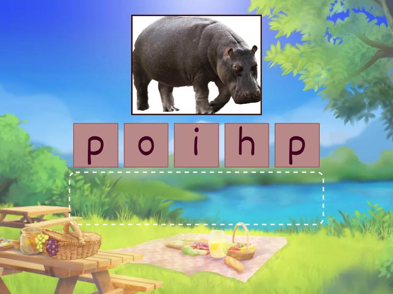 Cambridge Starters Vocabulary: Animals 2 - Anagram