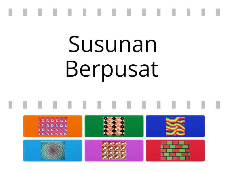 Jenis Susunan Corak Terancang - Find the match