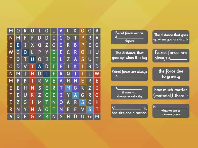 CP02 starter - Wordsearch