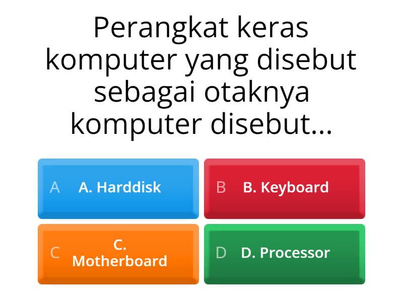 INFORMATIKA KELAS 8 SMP - Cuestionario