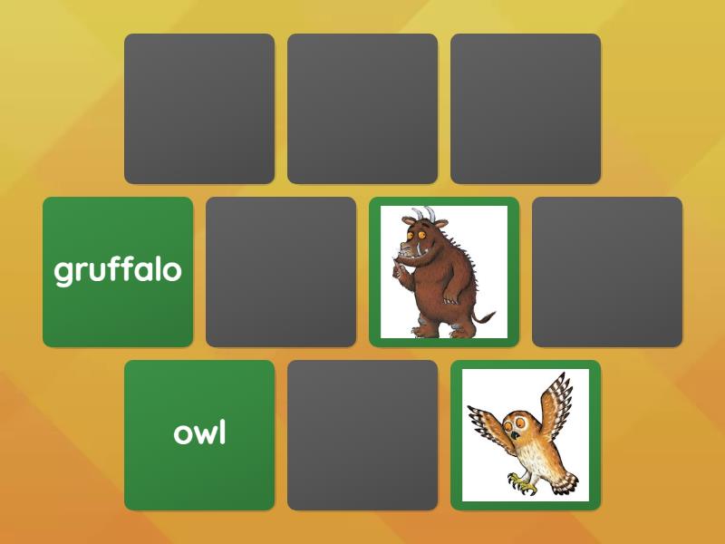 The Gruffalo (Characters) - Matching pairs