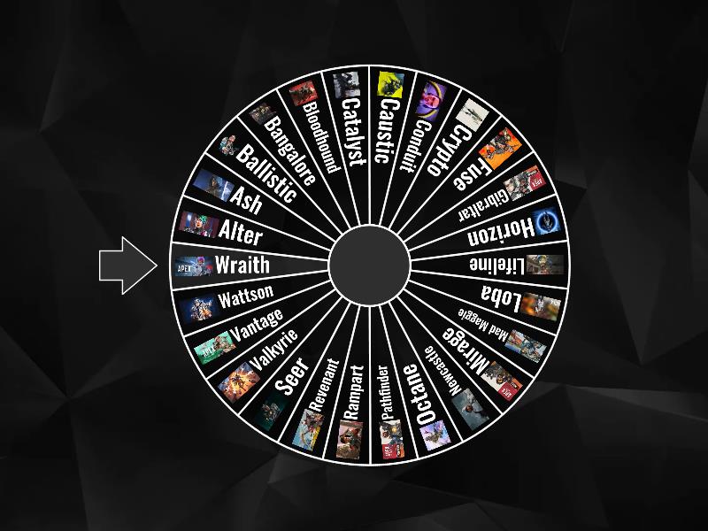Furia Apex Legends - Spin the wheel