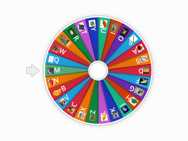 My ALPHABET WHEEL - Spin the wheel