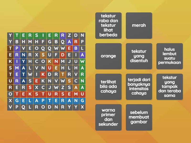 unsur-unsur seni rupa - Mencari Kata