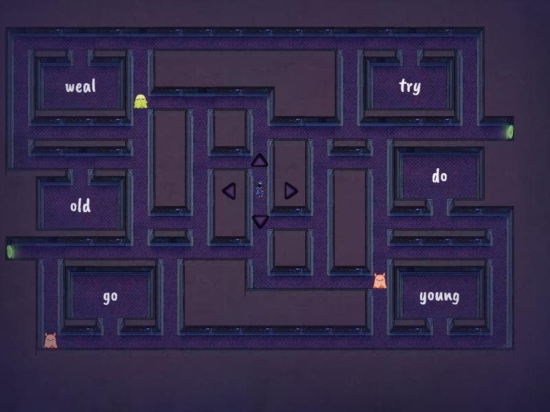 Adjectives - Maze chase