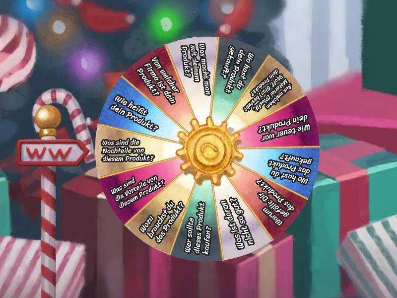 DTB B1: Sprechen 1 Thema 4 Produkt - Random wheel