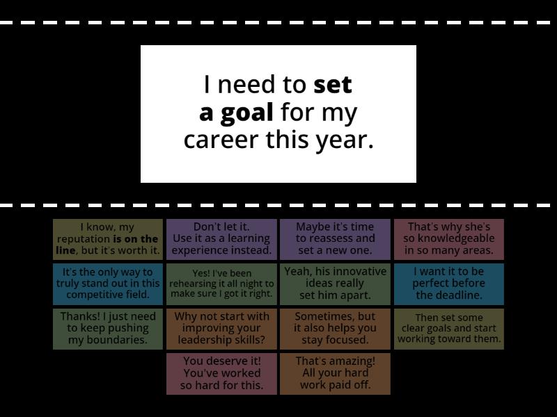 Ted Talks: Why should you stop setting goals - Find the match