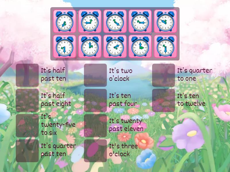 telling time - Associação