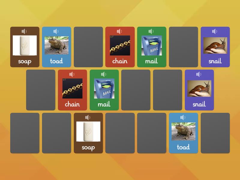 Vocabulary Lesson 2 B3 AMCO2 - Matching pairs