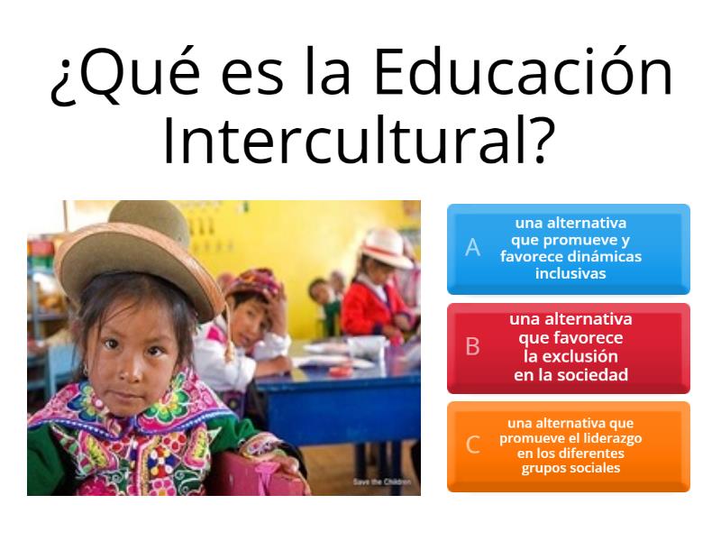 EDUCACIÓN INTERCULTURAL EN MÉXICO - Cuestionario