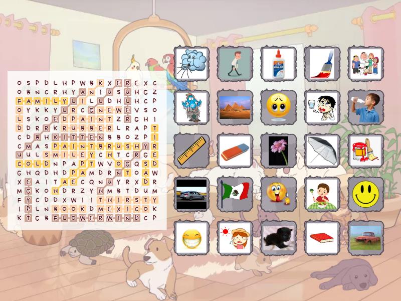 AS1 vocabulary all units - Wordsearch