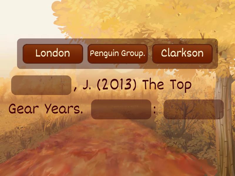 Referencing Game - Complete the sentence