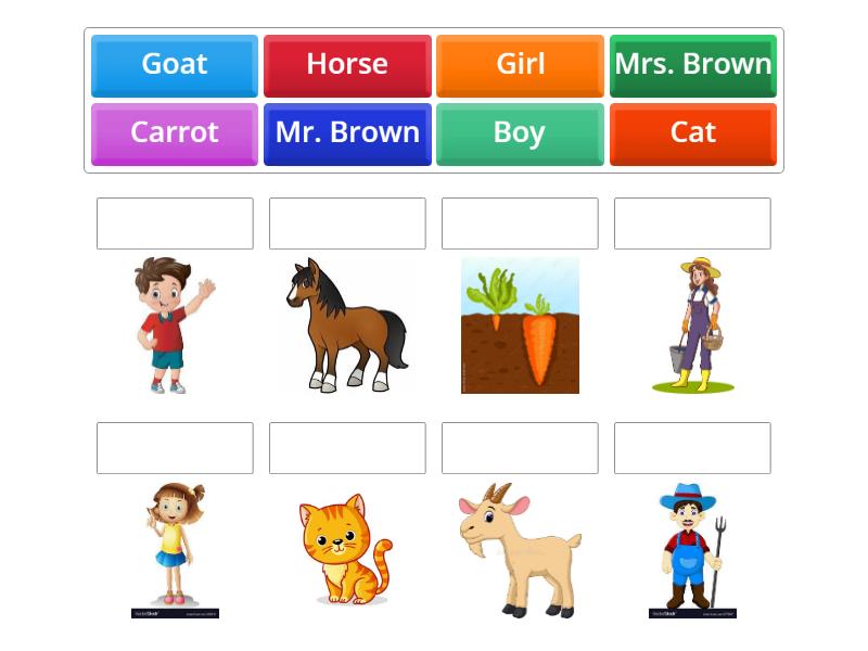 The very big carrot - Match up