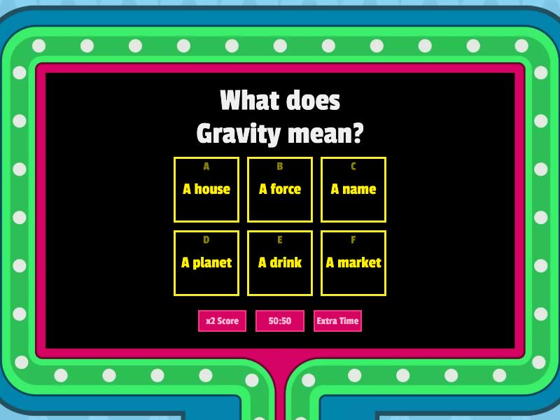 The Solar System Game 3rd Graders - Gameshow quiz