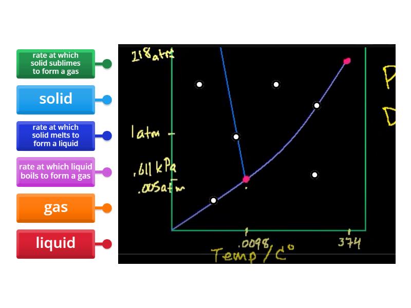 Warm Up || Phase Diagrams - Labelled diagram