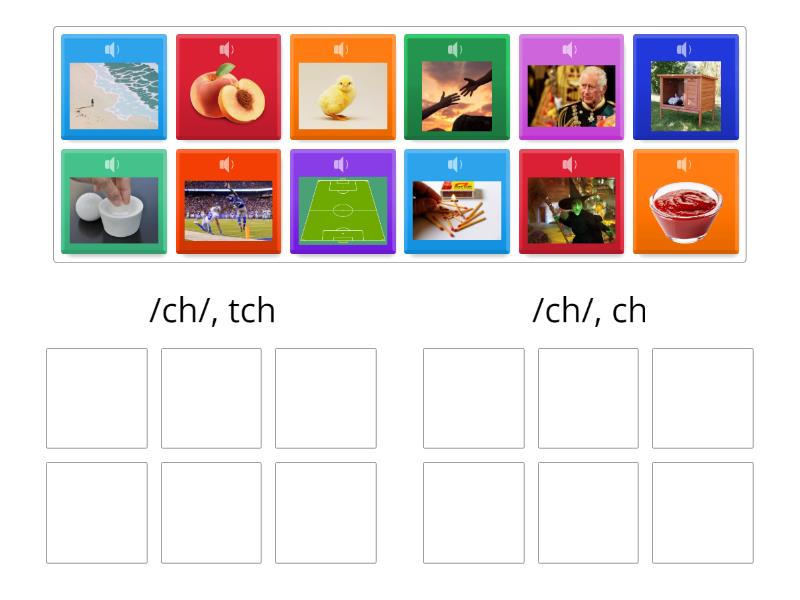ch or tch - Group sort