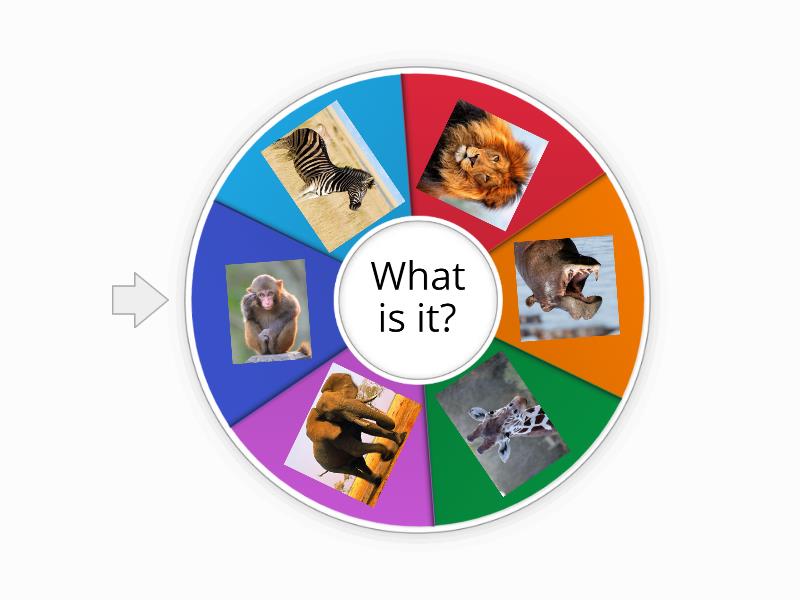 Dex 2- Wild animals - Spin the wheel