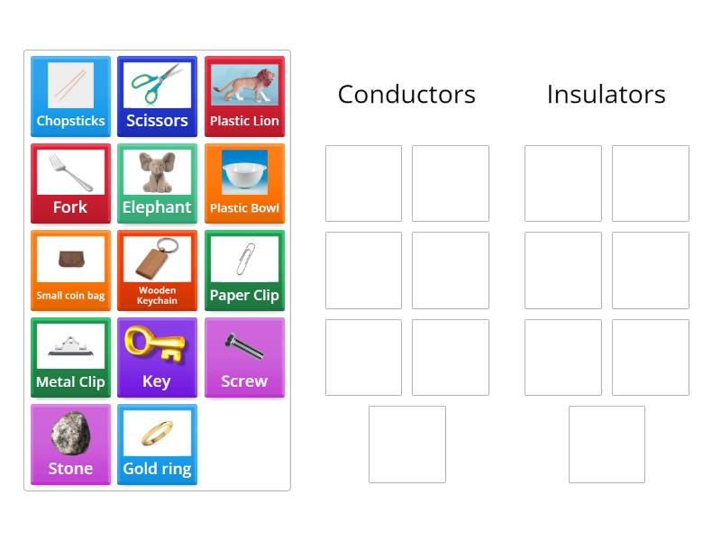 09-Conductor or Insulator - Group sort
