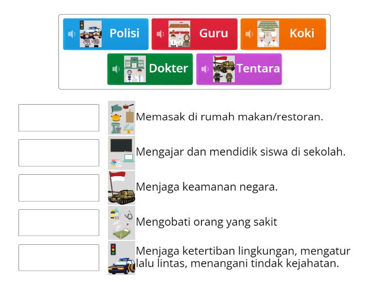 Macam-macam Profesi dan Tugasnya - Une las parejas Macam-macam Profesi dan Tugasnya - Une las parejas