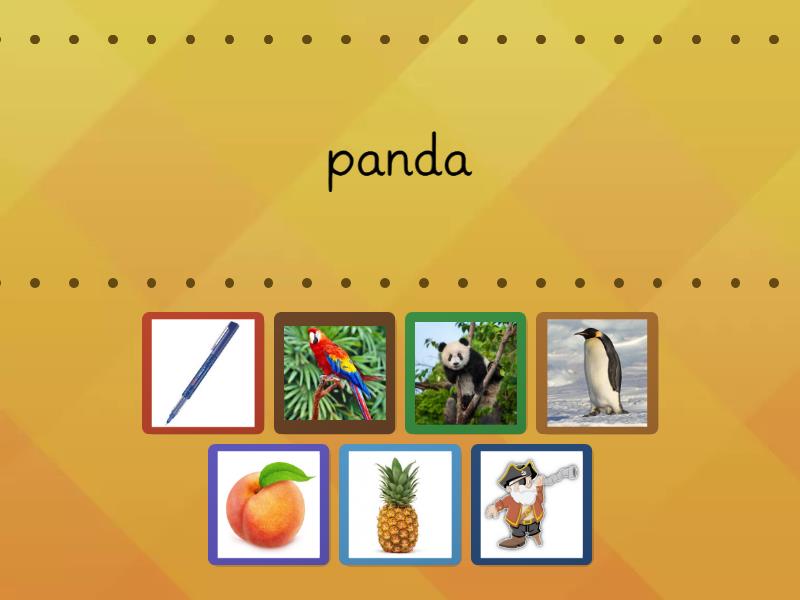 Oxford phonics Letter P - Find the match