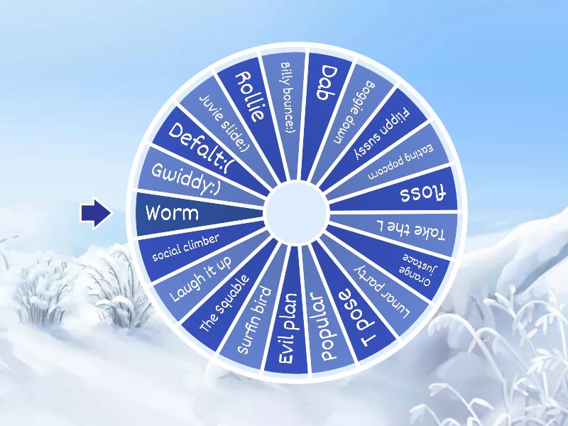 Fortnite emotes - Spin the wheel