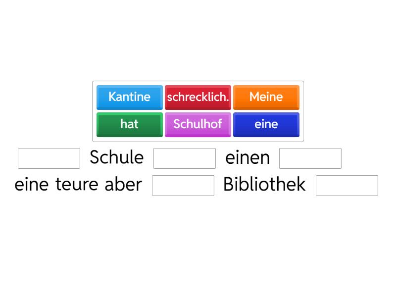 German SpeakingQuestions - Complete the sentence