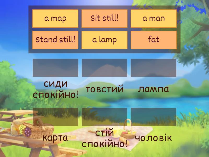 lesson 6 match the words level 1 - Match up