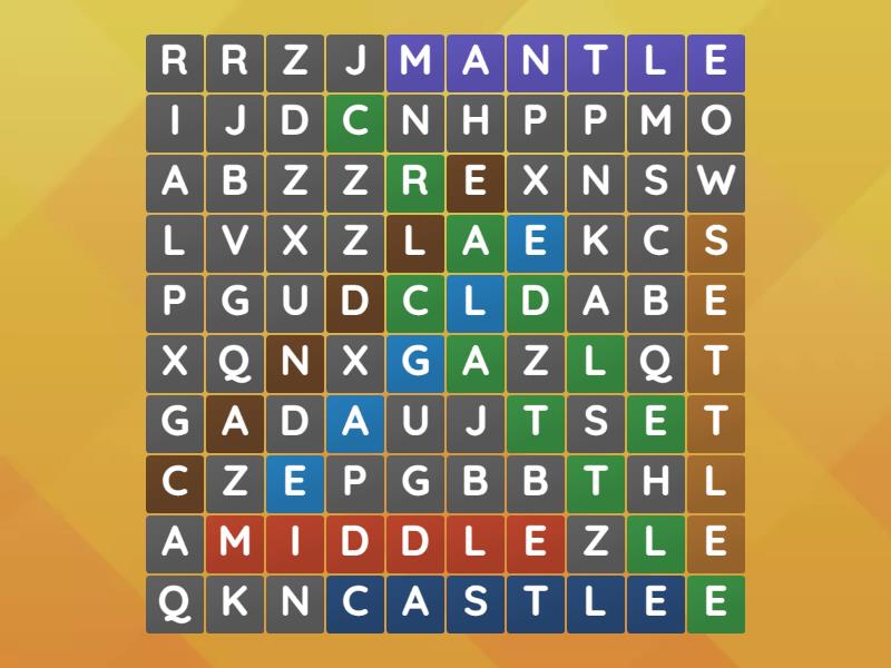 Consonant Le Word Search - Wordsearch